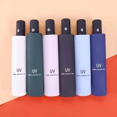 China Travel Occasion Three-folding Umbrella with UV Sunscreen and Rain Protection Solutions for sale