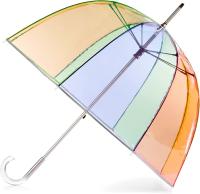 China Customized Logo Apollo Poe Pvc Color Dome Transparent Umbrella For Lady Hot Promotion for sale