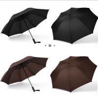 China Black Metal Shaft Reverse Umbrellas with Logo Prints and Automatic Function for sale