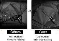 China Convenient and Fast Custom Branded Auto Umbrella Windproof Travel Compact Folding Reverse Umbrella for sale