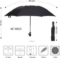 China Convenient and Fast Custom Branded Auto Umbrella Windproof Travel Compact Folding Reverse Umbrella for sale