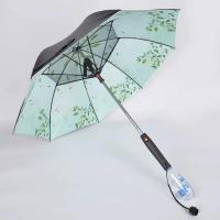 China Outdoor Market Repel Umbrella with Built-in Fan and Water Spray Custom Printing for sale