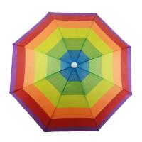 China Adults' Mini Umbrella Hat with Steel Rib Material and Customized Print Logo for sale
