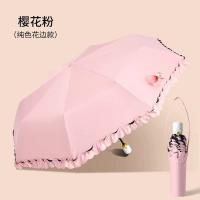 China Women's Gift Pink Macrame Bowknot Umbrella with UV Protection and Rubber Coated Handle for sale