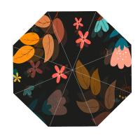China Three Fold Custom Printed Sublimation Umbrellas X306 10K Windproof Sunshade for Women for sale