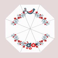 China Three Fold Custom Printed Sublimation Umbrellas X306 10K Windproof Sunshade for Women for sale