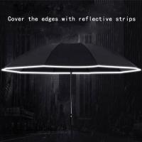 China Tech Titanium Silver Coating Custom Fold Inverted Reverse Umbrella for Stylish Design for sale