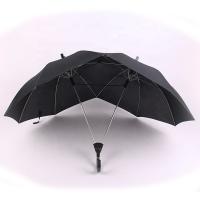 China Custom Logo Print Twins Lover Couple Umbrella with Long Handle and Unique Design for sale