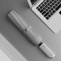 China Wind and Rust Resistant Folding Umbrella Rechargeable LED Lights Open Diameter 95cm for sale