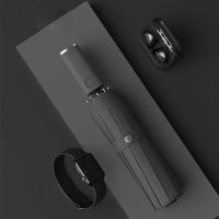 China Wind and Rust Resistant Folding Umbrella Rechargeable LED Lights Open Diameter 95cm for sale