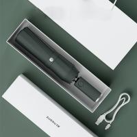 China Wind and Rust Resistant Folding Umbrella Rechargeable LED Lights Open Diameter 95cm for sale