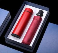 China Custom Logo Umbrella Vacuum Cup and Trophy Ideal Business Gift Set for Every Occasion for sale