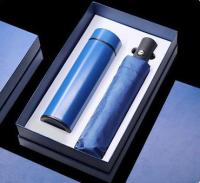 China Custom Logo Umbrella Vacuum Cup and Trophy Ideal Business Gift Set for Every Occasion for sale