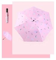 China Custom Logo Printing Super Waterproof Portable Solid Color 3 Folding Auto Open Umbrella for sale