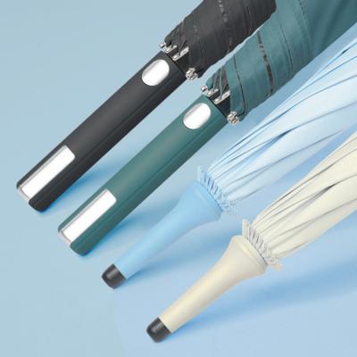 China Golf Umbrella Vinyl Automatic Advertising Umbrella Logo Color Men's Business Custom Logo for sale