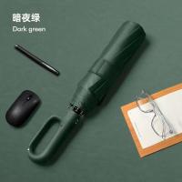 China Thick Folding Umbrella Left Automatic Strong Wind Resistance Open Diameter 115cm for sale
