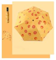 China Polyester Three-folding Umbrella Custom Logo for Promotions and OEM One-Stop Purchasing for sale
