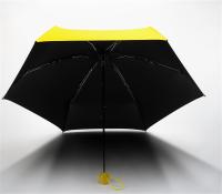 China 19inch 6K 190T Pongee Mini Pocket Capsule Umbrella Perfect for Advertising or Gifting for sale