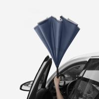 China Simple and Creative Advertising Gift Umbrella with Reinforced Fiber Reverse Design for sale
