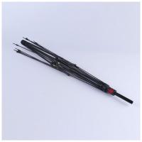 China 105cm Open Diameter Reverse Umbrella Frame with Iron Coated Medium Rod and Fiberglass Rod for sale