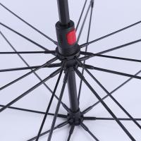 China 105cm Open Diameter Reverse Umbrella Frame with Iron Coated Medium Rod and Fiberglass Rod for sale