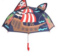 China Open Diameter 90cm 19inch 8K 190T Pongee Kids Umbrella with Ears Personalized and Cute for sale