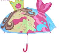 China Open Diameter 90cm 19inch 8K 190T Pongee Kids Umbrella with Ears Personalized and Cute for sale