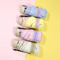 China Travel in Style with Super Mini Pocket Anti UV Umbrella Golden Metal fiberglass Ribs for sale