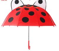 China Open Diameter 90cm 19inch 8K 190T Pongee Kids Umbrella with Ears Personalized and Cute for sale