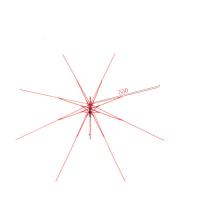 China Straight Umbrella 23inch 8k Reverse Umbrella Frame Iron Coated Medium Rod Fiberglass for sale