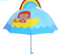China Open Diameter 90cm 19inch 8K 190T Pongee Kids Umbrella with Ears Personalized and Cute for sale
