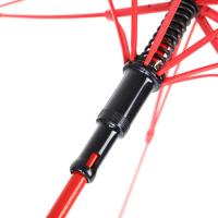 China Straight Umbrella 23inch 8k Reverse Umbrella Frame Iron Coated Medium Rod Fiberglass for sale