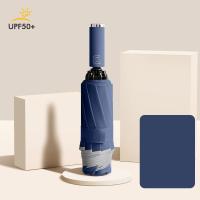 China Reflective Strip Automatic Reverse Umbrella with Ten Fracture Stack and Customized Color for sale