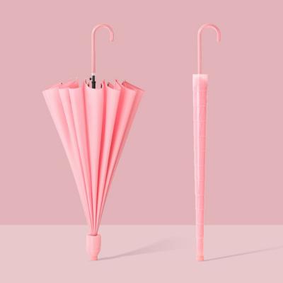 China Thickened Double Clear Umbrella with Long Handle and Automatic Open Open Diameter 103cm for sale
