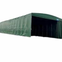 China Waterproof Outdoor Push And Pull Folding Garage Carport Warehouse Trade Show Tent for sale