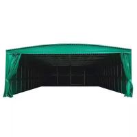 China Waterproof Outdoor Push And Pull Folding Garage Carport Warehouse Trade Show Tent for sale