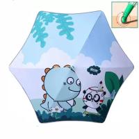 China Cute Cartoon Children's Umbrella with Long Handle and Automatic Roller Skating Feature for sale