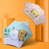 China Cute Cartoon Children's Umbrella with Long Handle and Automatic Roller Skating Feature for sale