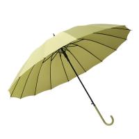 China Long Handle Men's and Women's Umbrella 16k Straight Rod Bent Hook Automatic for Adults for sale