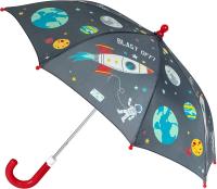 China 2023 Cute and Cool 8K Hook Handle Windproof Children's Rain Umbrella 190T Nylon Fabric for sale