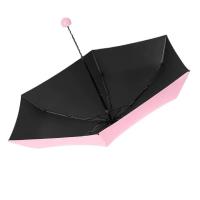 China Pink Umbrella 5 Folding Mini Pocket Capsule Paraguas de Lluvias with Steel Frame for sale