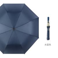 China Two-Fold Golf Umbrella Advertising Gift Promotion Umbrella Automatic Sun Folding Umbrella for sale