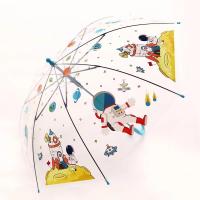 China Semi-automatic Astronaut Printing Kids Umbrella Custom Children Umbrella for Kids POE for sale