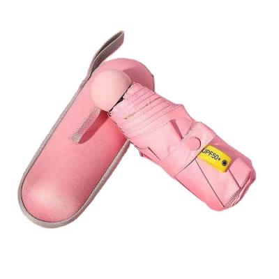 China Manual Control X502 2023 Capsule Umbrellas Small Light Weight and Fashionable for sale