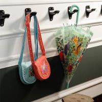 China Japan Style Waterproof Kids Umbrella Full Printing Fiberglass Frame Hook Handle for sale