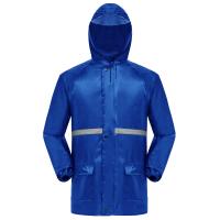 China Custom Logo Work Rain Coat Men's Waterproof Jacket for All-Season Two Piece Rain Suit for sale