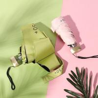 China Custom Logo Mini Portable Umbrella 5 Fold for Sunny Days and Customized Protection for sale