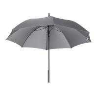 China Large Men's Golf Car Umbrella with Double Canopy 8K Fiber Long Handle and Custom Logo for sale