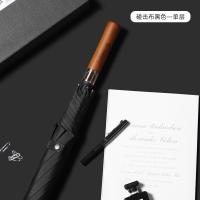 China 106cm Open Diameter Men's Business End Advertising Gift Umbrella with Wooden Handle for sale
