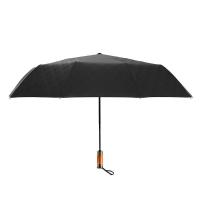 China 106cm Open Diameter Men's Business End Advertising Gift Umbrella with Wooden Handle for sale